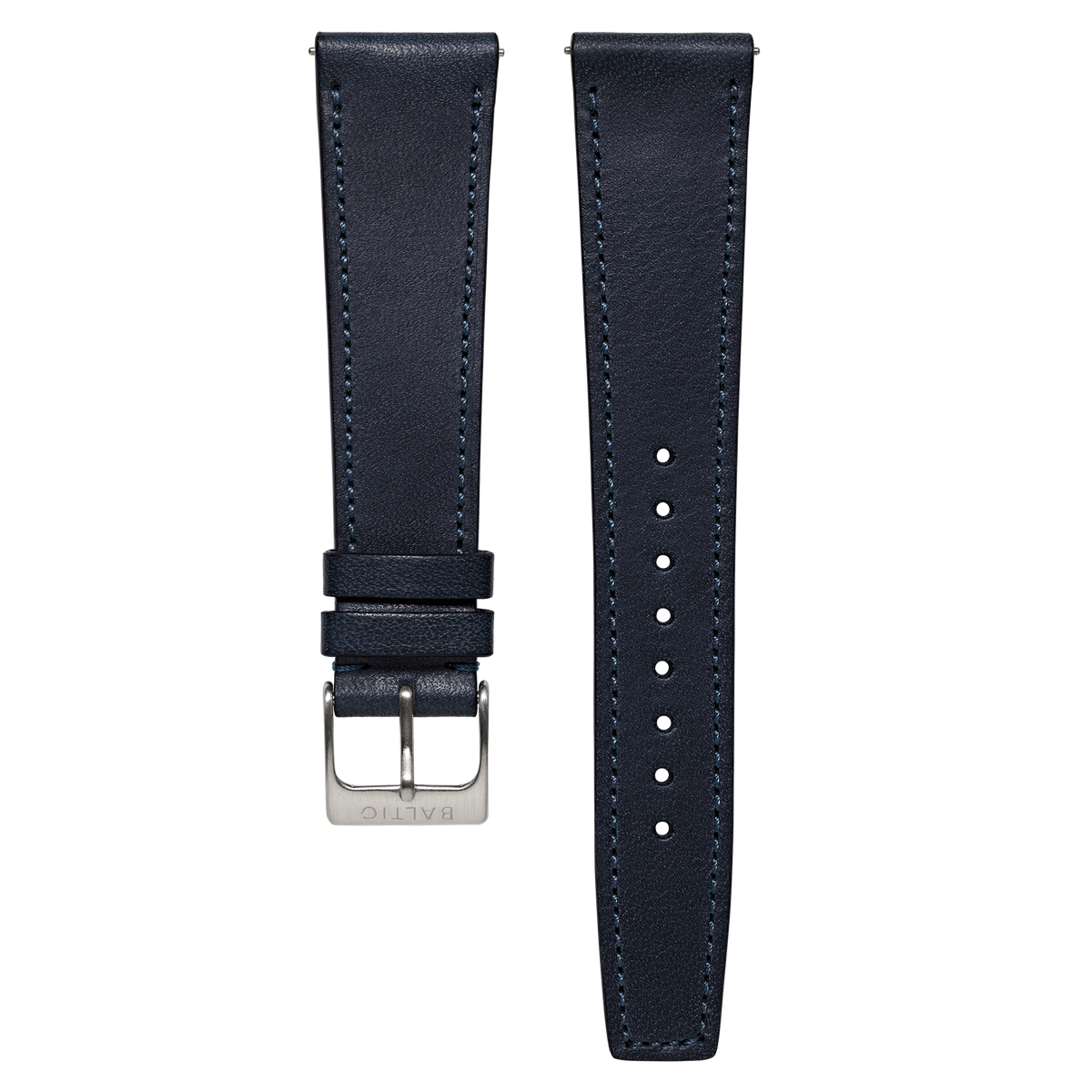 Stitched Strap Navy Blue - Baltic Watches